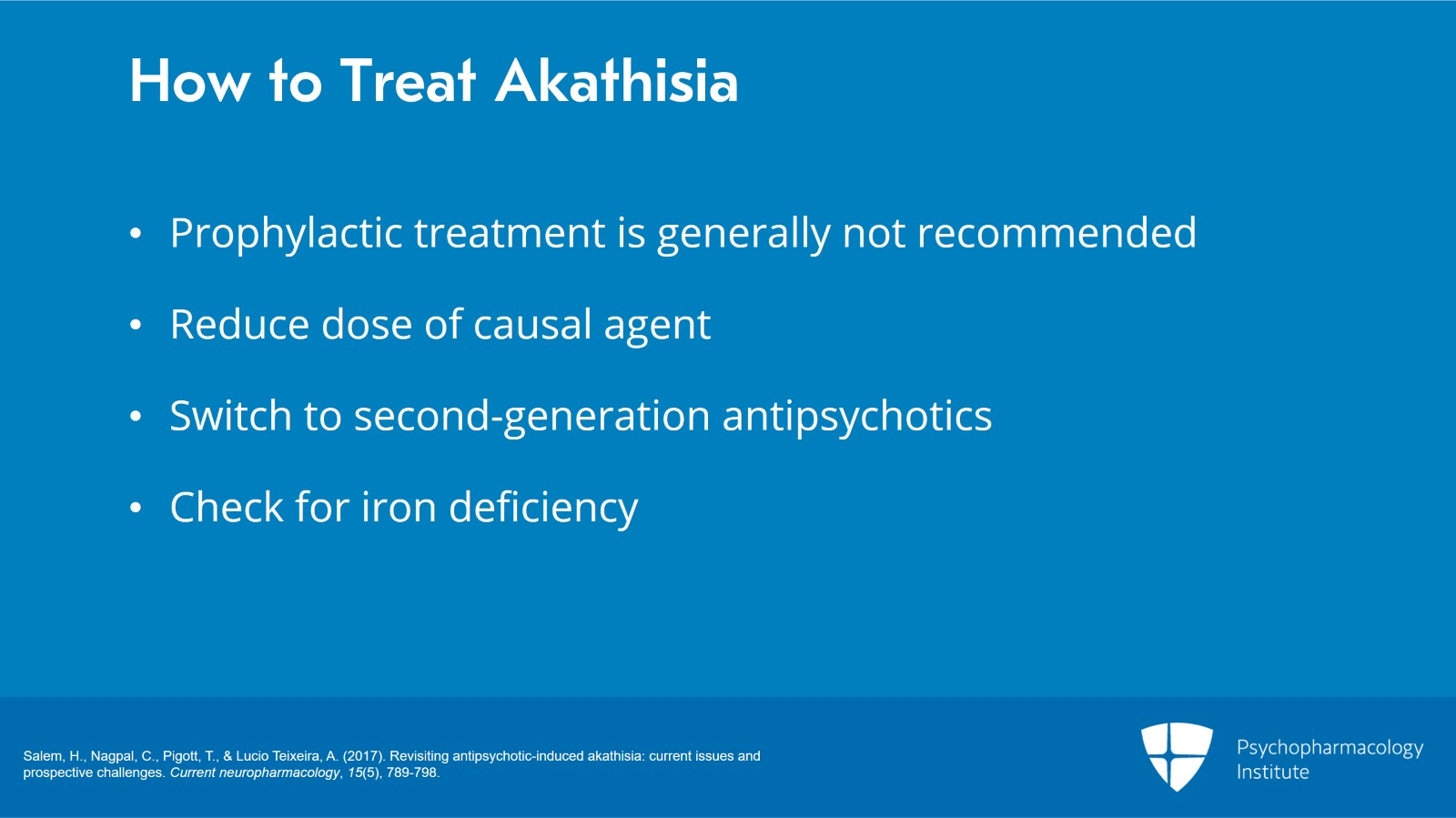 Akathisia: How to Diagnose and Manage? | Psychopharmacology Institute